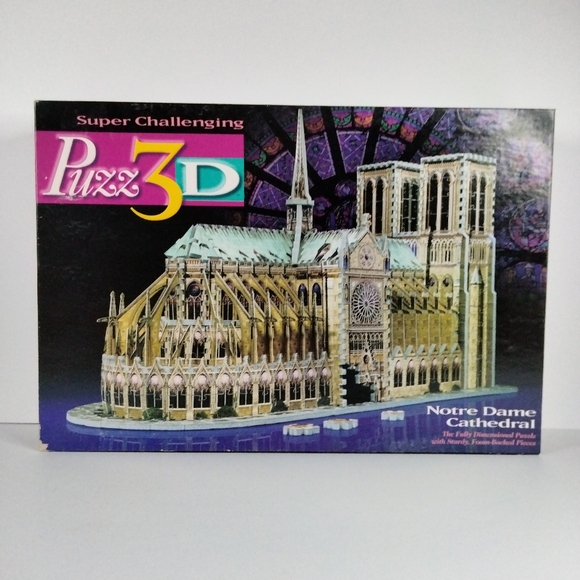 Milton Bradley Company | Games | Puzz 3d Notre Dame Cathedral Paris ...
